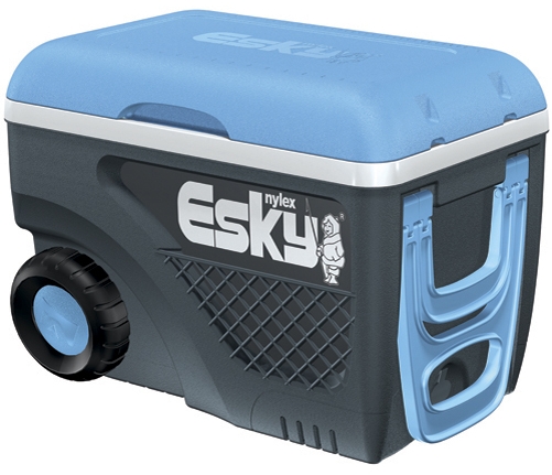 Esky Esky WHEELED SOFT COOLER 42 Can, Zip Top & Front Storage ...